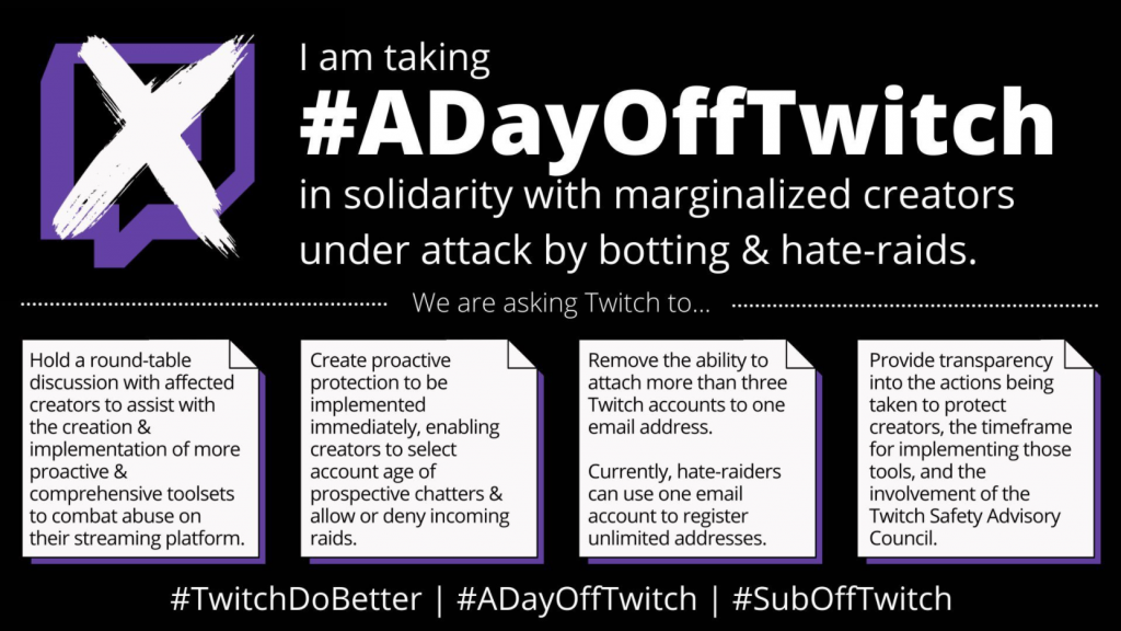 Femme Gaming | Marginalized Streamers Demand Twitch Take Action to ...